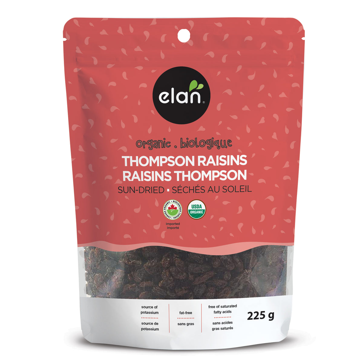 Organic Sun-Dried Thompson Raisins – Elan